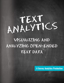 SurveyAnalytics Text Analytics | SurveyAnalytics - Online Survey Software